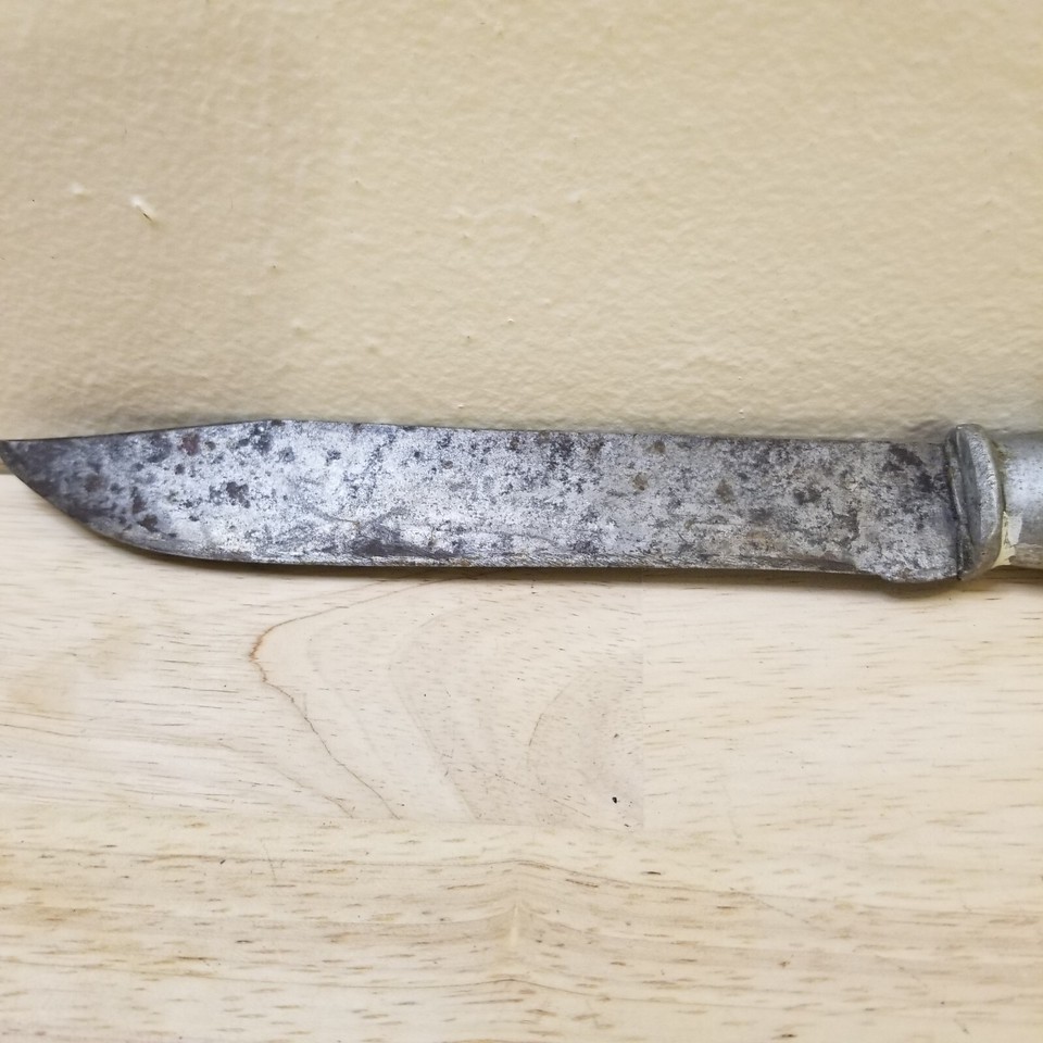 Vintage Aluminum And Steel 11 Inch Knife, Handmade? See Pics | eBay