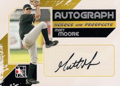 MATT MOORE 2011 In The Game Authentic RC Autograph Tampa Bay Rays | eBay