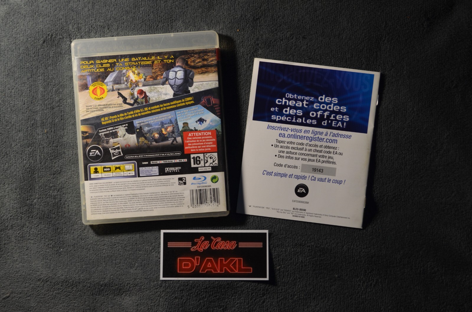 GI JOE le réveil du cobra G.I. complet sur Playstation 3 PS3 FR TBE | eBay