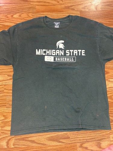 Mens Size XL Michigan State Spartans Baseball Champion T Shirt | eBay