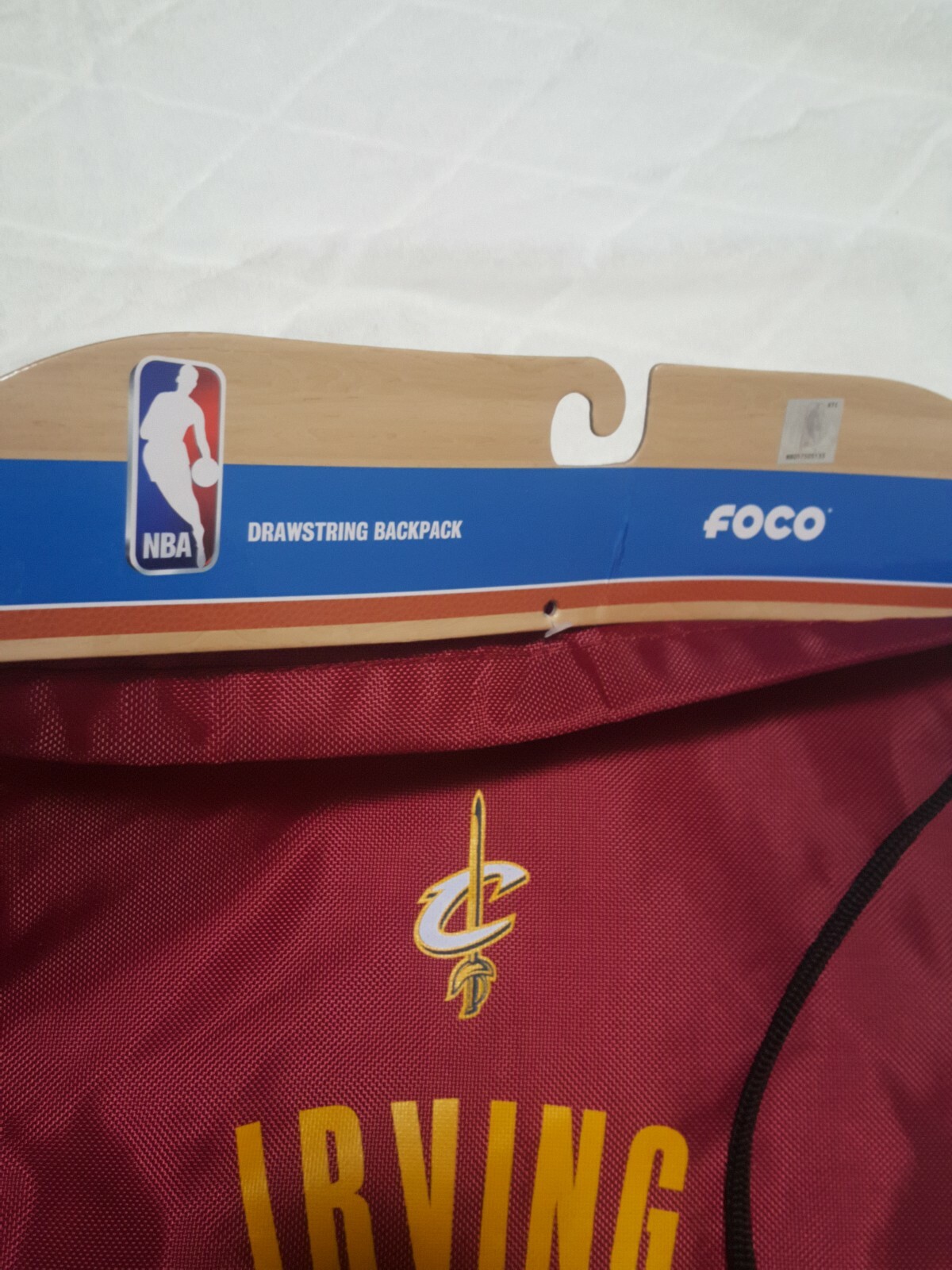 NBA Cleveland Cavaliers Drawstring Backpack #2 Kyrie Irving Wine /Gold ...