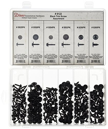 Disco Automotive 8122 Black Trim Screw Assortment | eBay