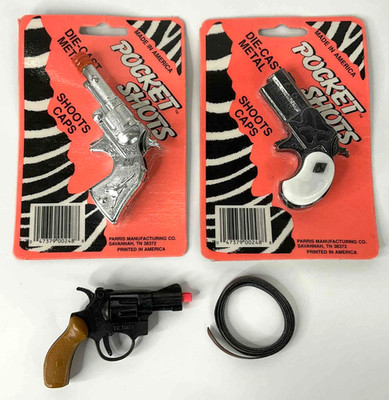 Lot Of (x3) Vintage Assorted Miniature Toy Cap Guns - Lot E | eBay
