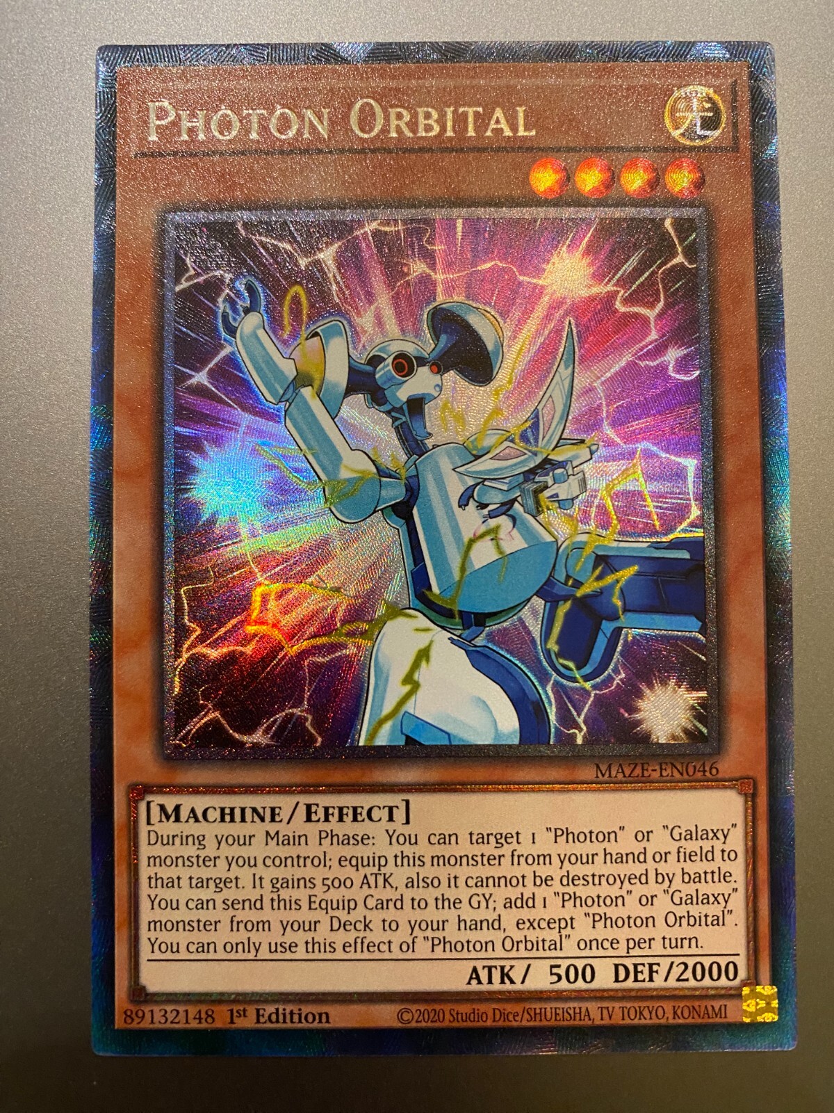 Yugioh Photon Orbital MAZE-EN046 Collector's Rare Maze Of Memories Near Mint | eBay