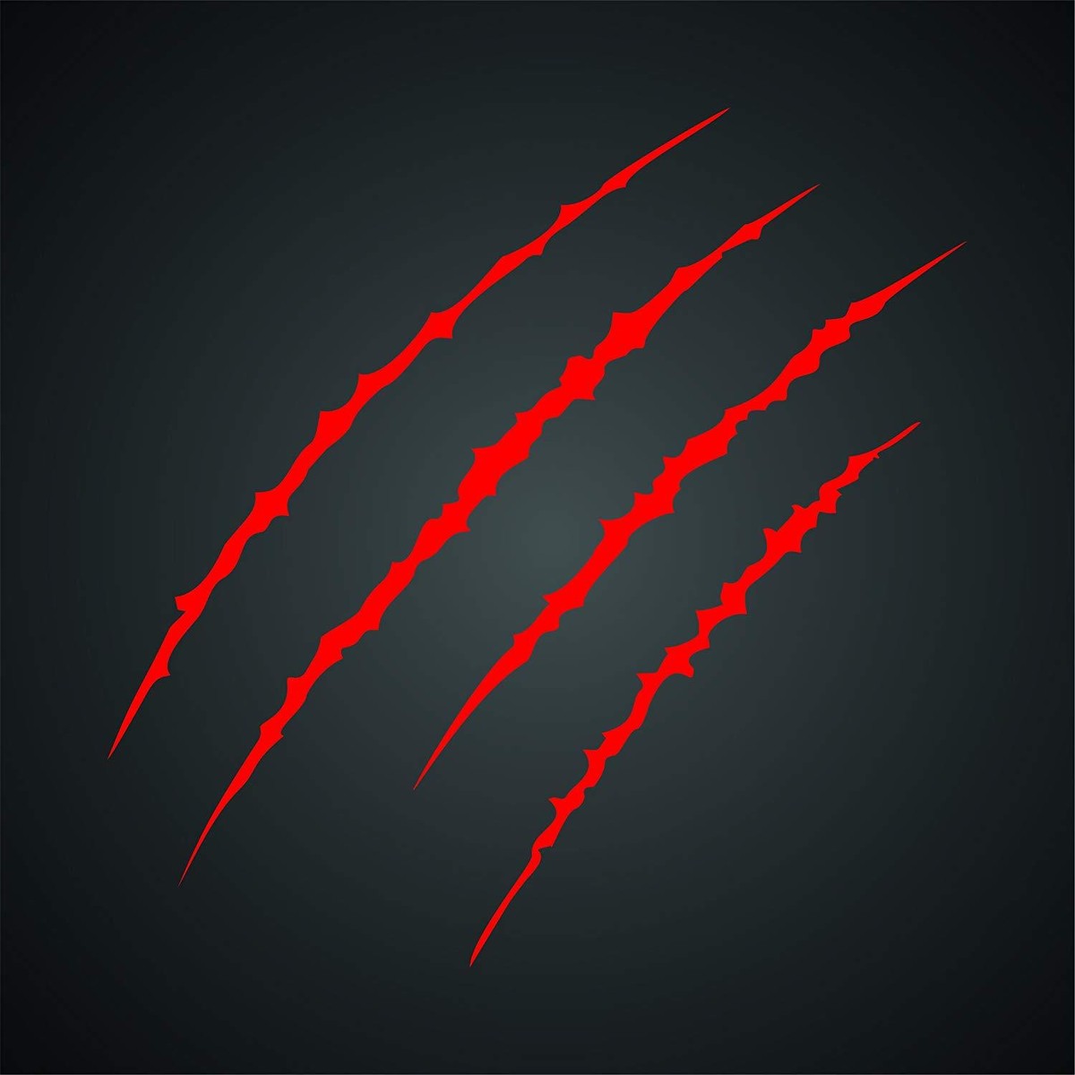 Claw Marks Through Paper