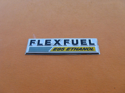DODGE CHRYSLER JEEP FLEX FUEL E85 ETHANOL REAR EMBLEM LOGO BADGE DECAL ...