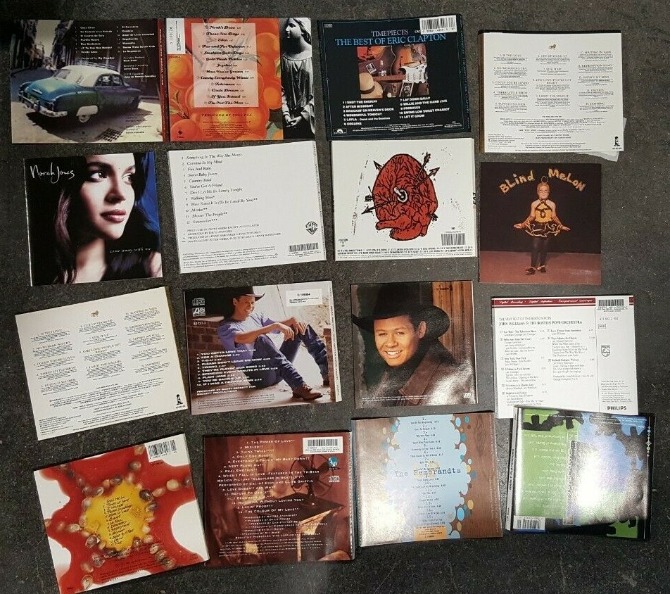 CD Covers, Inserts, Booklets (Artwork Only) Various Artists Assorted ...