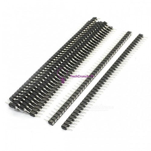10pcs Strip Tin PCB Female IC Breakable Single 40pin Row Round Header ...