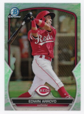 2023 Bowman Chrome Edwin Arroyo Lunar Glow Refractor #BCP-66 CINCINNATI ...