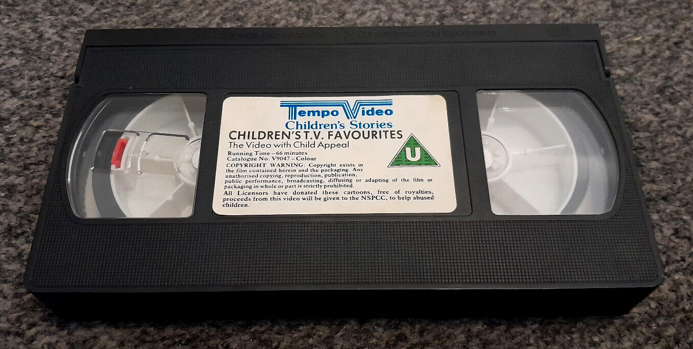 NSPCC CHILDREN'S TV FAVOURITES POSTMAN PAT SUPERTED PAL VHS VIDEO KIDS ...