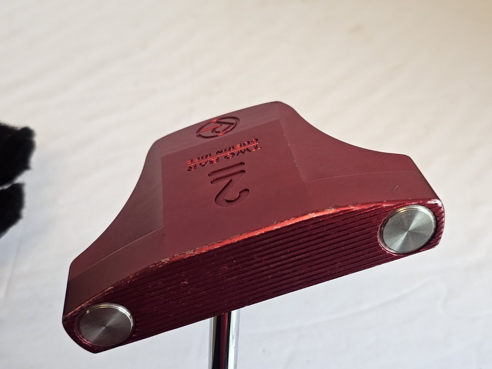 Original Guerin Rife Two-Bar Roll Grooved Putter RED w/headcover | eBay