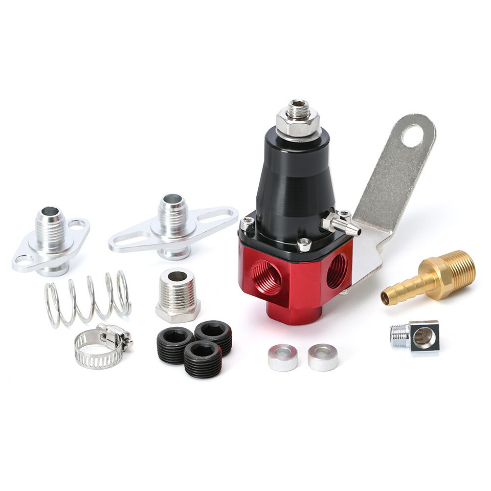 Adjustable Universal FPR Fuel Pressure Regulator Kit EFI Bypass Return ...