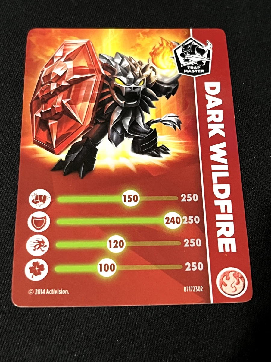 Skylanders Trap Team Wildfire Card