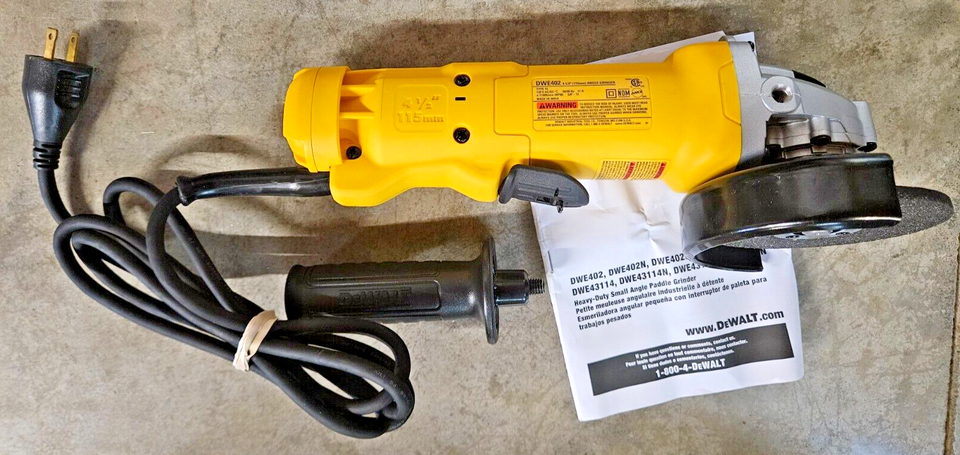 DeWalt 11 Amp Electric 4 1/2" Angle Grinder Model# DWE402 | eBay