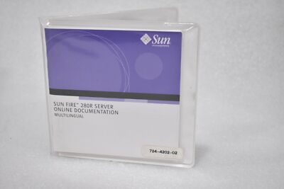 SUN MICROSYSTEMS SUN FIRE 280R SERVER ONLINE DOCUMENTATION | eBay
