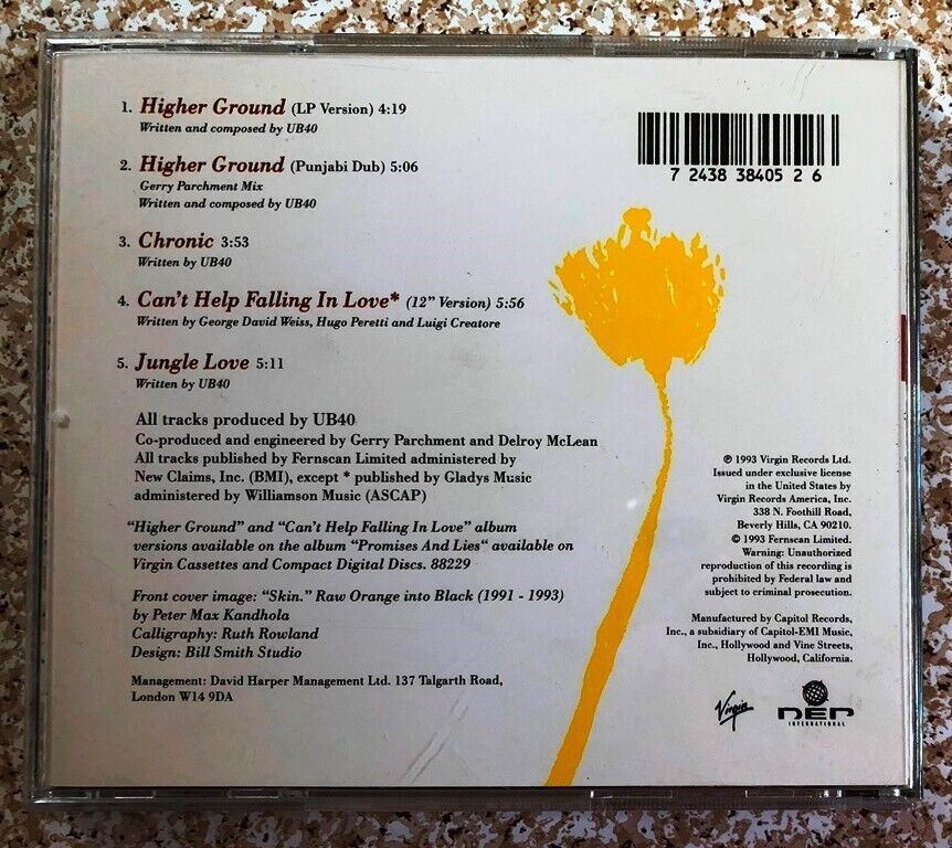 UB40 Higher Ground CD Maxi Single 1993 Virgin Reggae | eBay