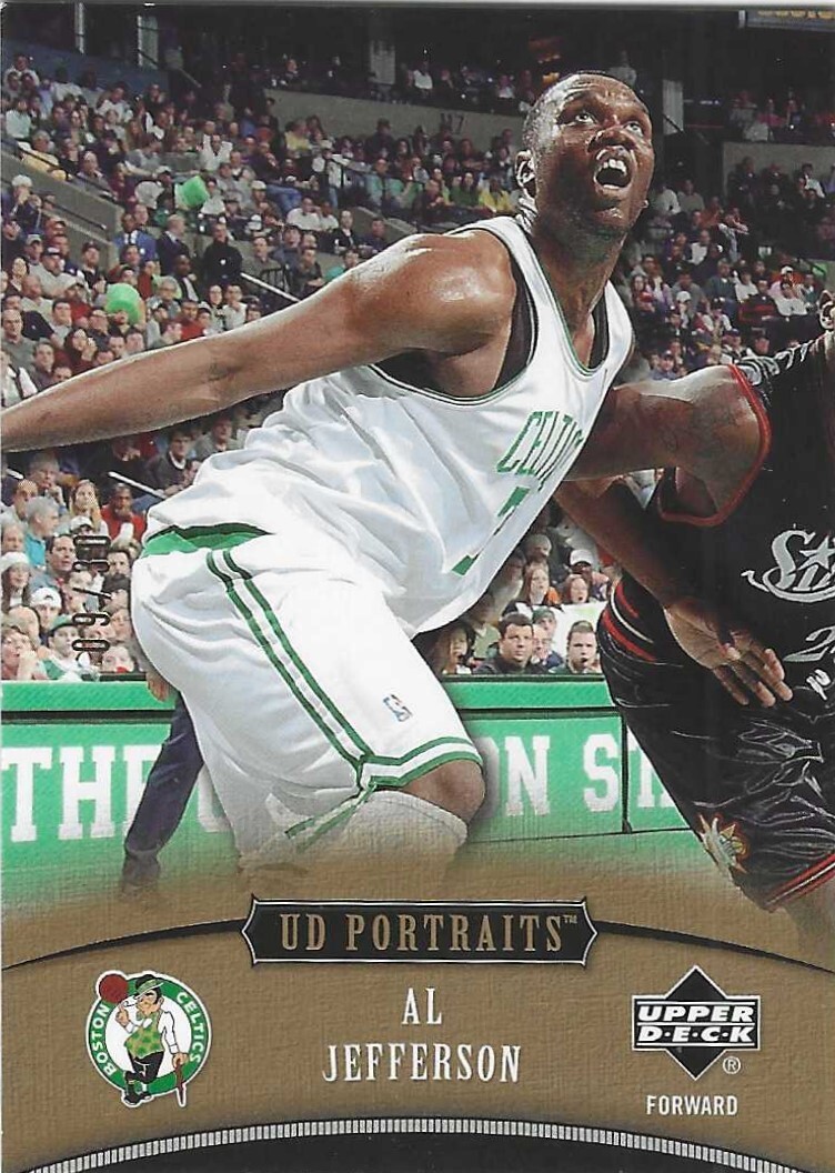 AL JEFFERSON 2005-06 UD PORTRAITS #2 RARE SERIAL #9/30 BOSTON CELTICS | eBay