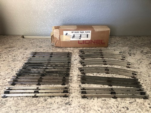 Lionel Train Track O27 Gauge 3-Rail Straight & curves, in Orig Box | eBay