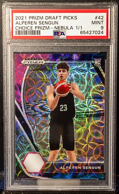 Alperen Sengun 2021 Panini Prizm DP #42 Nebula Choice Prizm 1/1 RC PSA ...