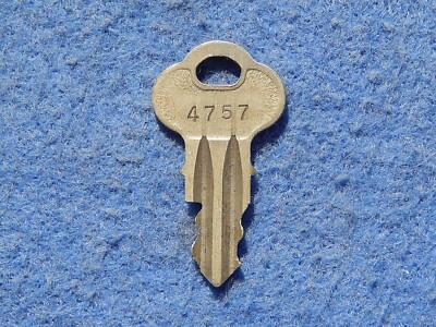 vintage coin op key: Chicago Lock key 4757 | eBay