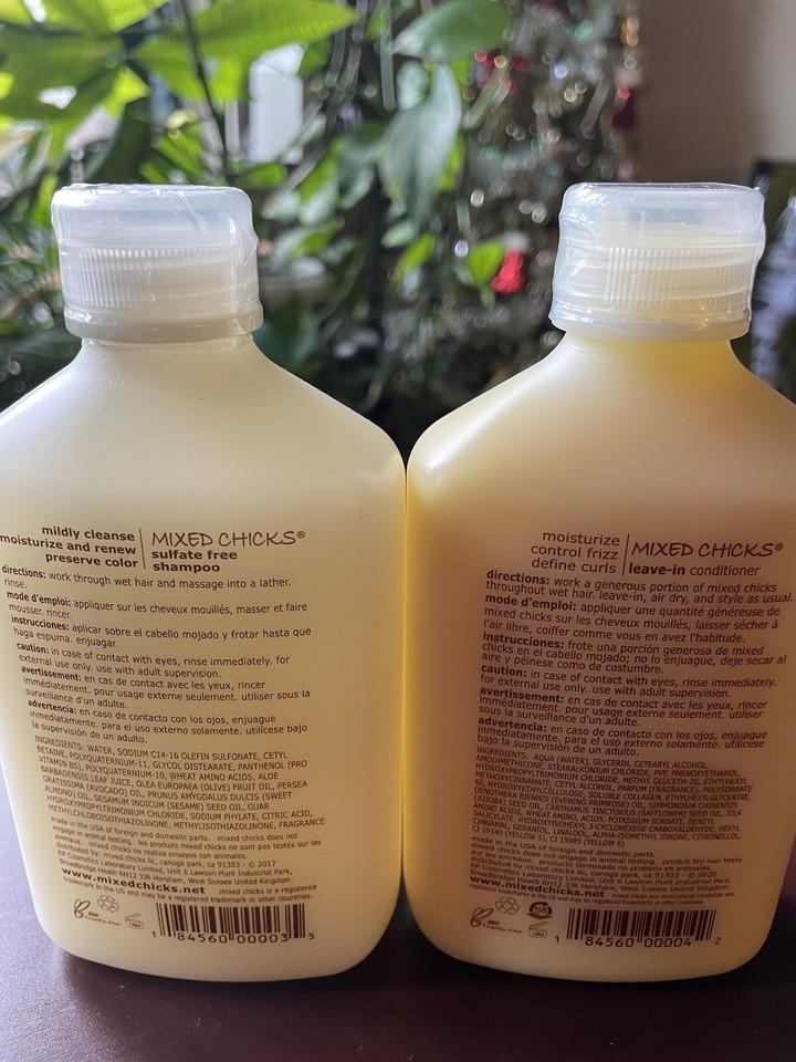 Mixed Chicks Sulfate Free Shampoo, 10 fl oz & Leave In conditioner ...