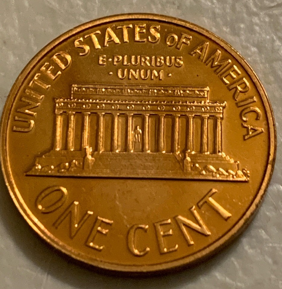 1960 Small Date Proof Lincoln Memorial Penny Choice Proof From US Proof ...