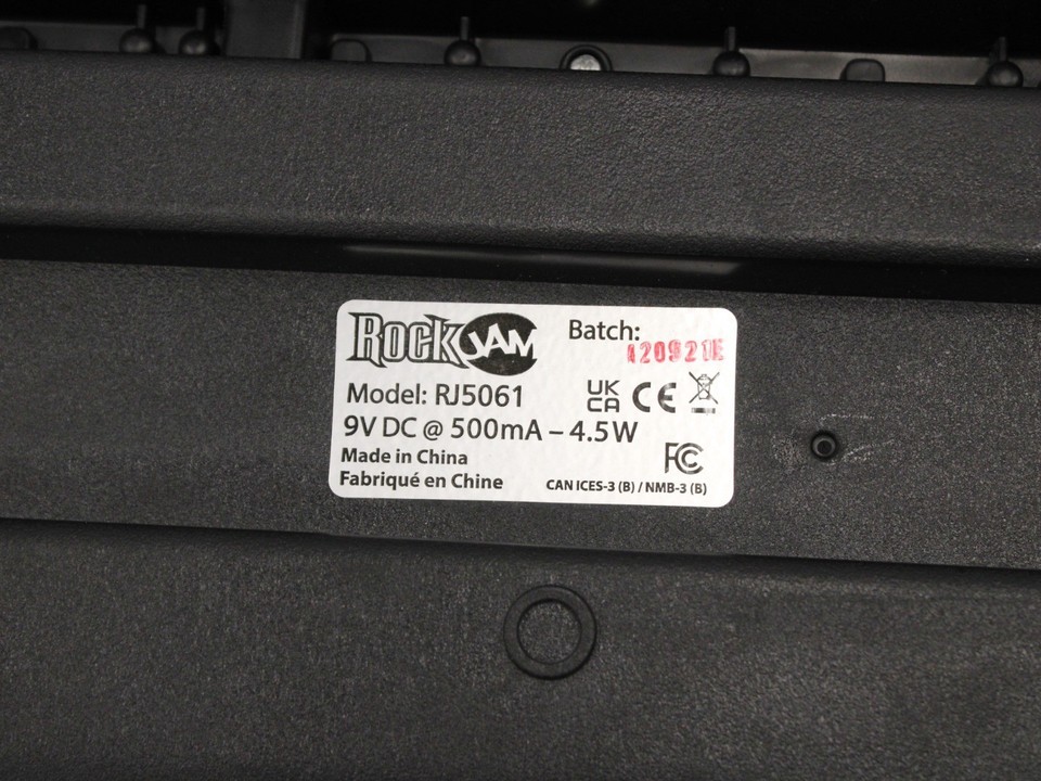 ROCKJAM RJ5061 61-Key Digital Keyboard With Stand, Black - B77 | eBay UK