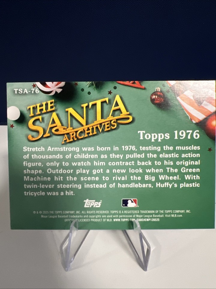 2025 Topps Holiday #TSA-76 Santa Claus The Santa Archives | eBay