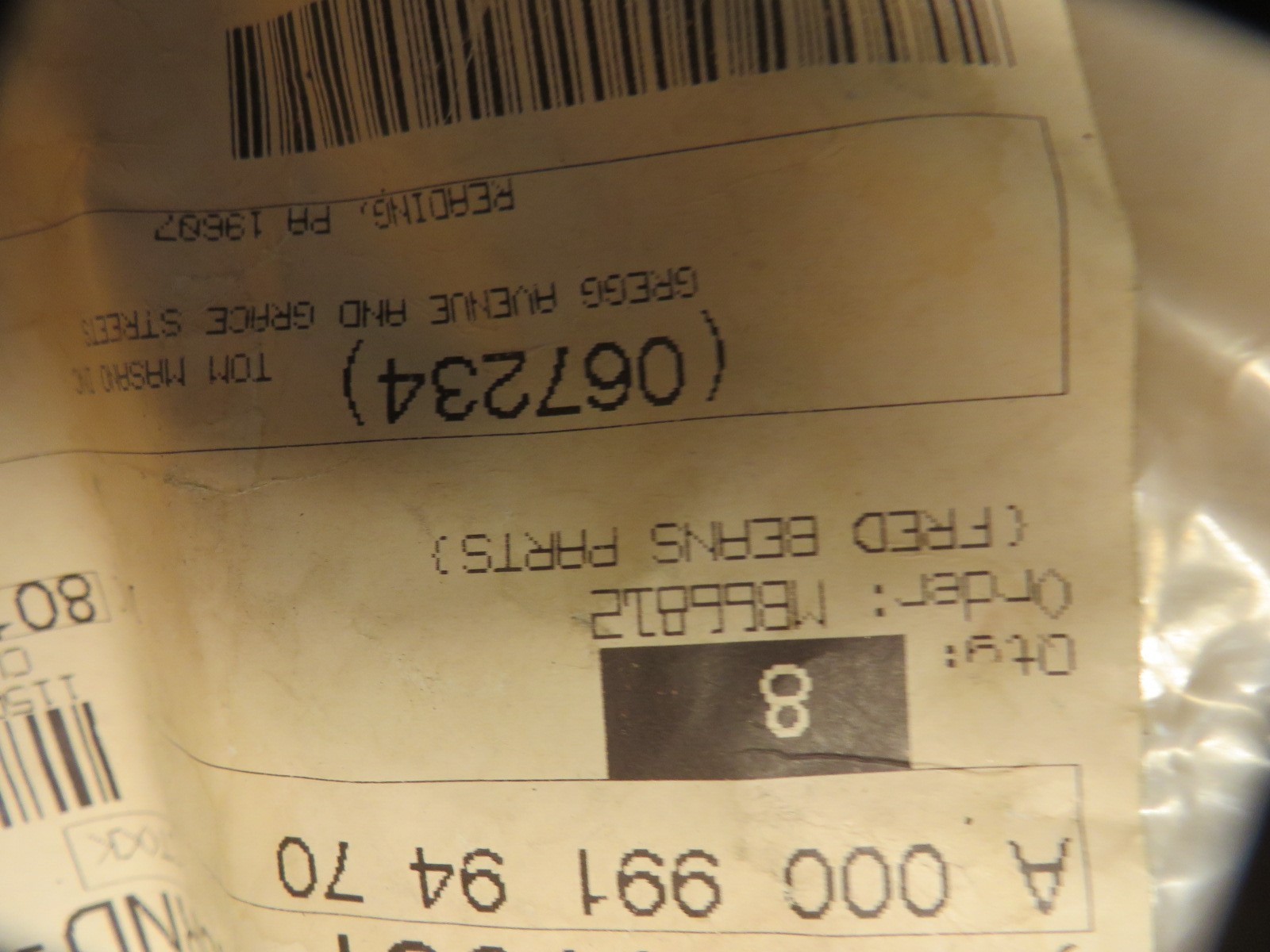 mercedes benz OEM # 0009919470 INTERIOR PILLAR trim clip NEW OEM | eBay