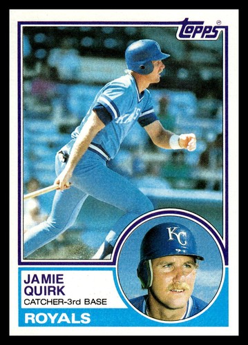 1983 Topps #264 Jamie Quirk Kansas City Royals Baseball VG/EX | eBay