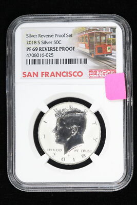 2018-S REVERSE Silver Proof Kennedy Half PF 69 Silver Rev Pf Set SF Paper 3QKJ | eBay