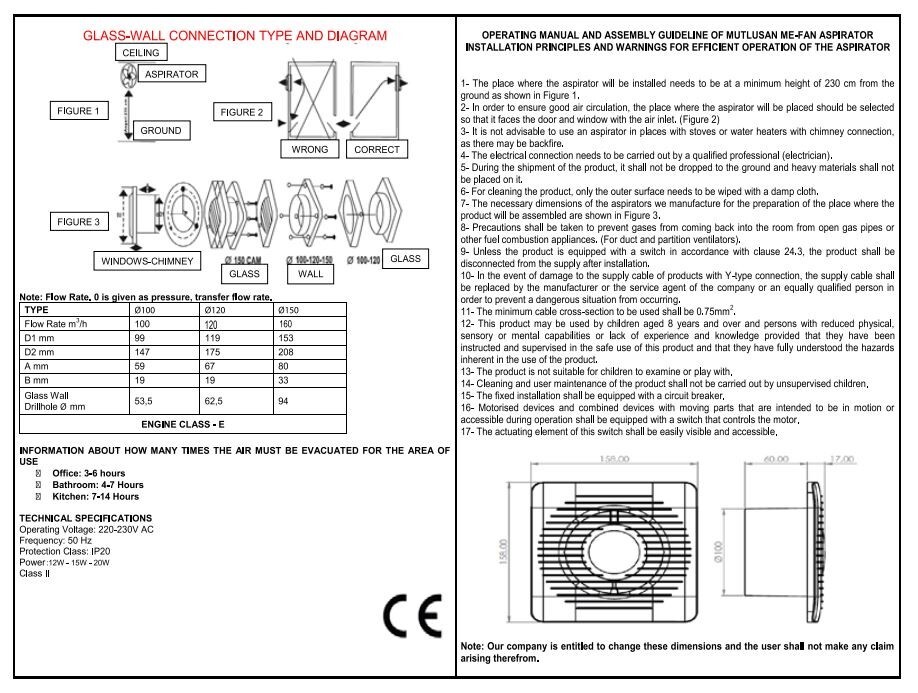 EXTRACTOR FAN 4"/100mm BATHROOM, TOILET, KITCHEN WHITE ME Series | eBay UK