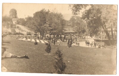 Antique photograph of LITHIA PARK in ASHLAND, OREGON landscape ...