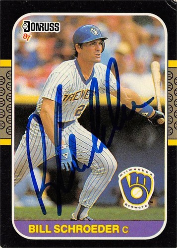 Bill Schroeder autographed Baseball Card (Milwaukee Brewers) 1987 ...
