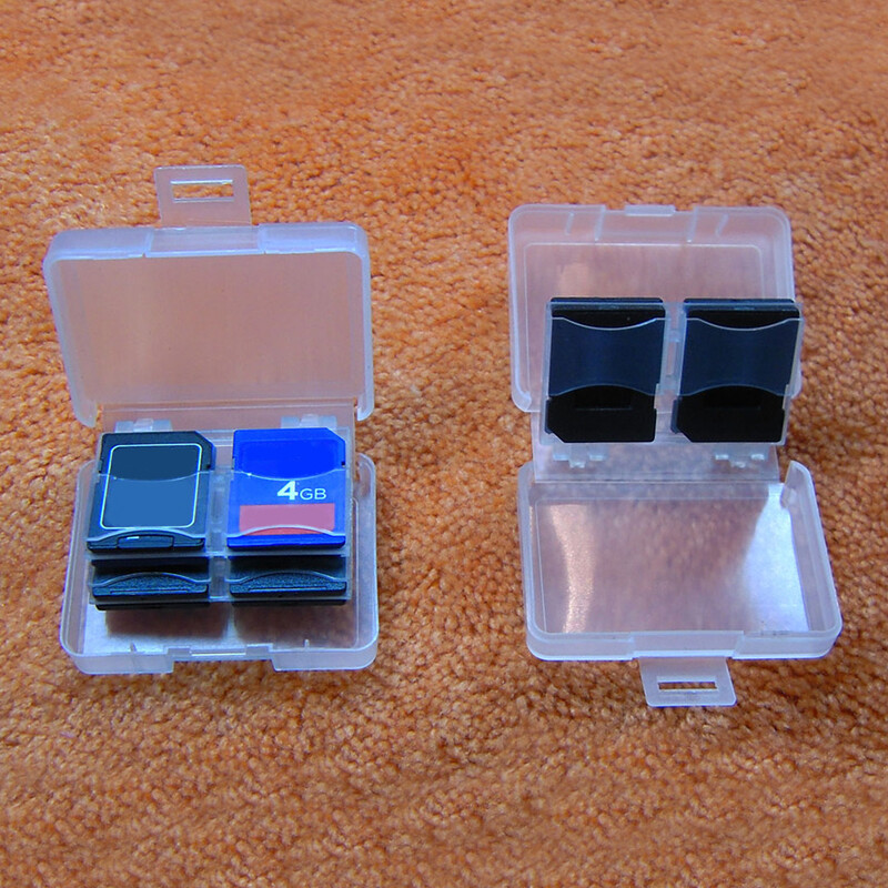 SD SDHC Memory Card Case Holder Hard Protective Box 64gb For 16gb 32gb ...