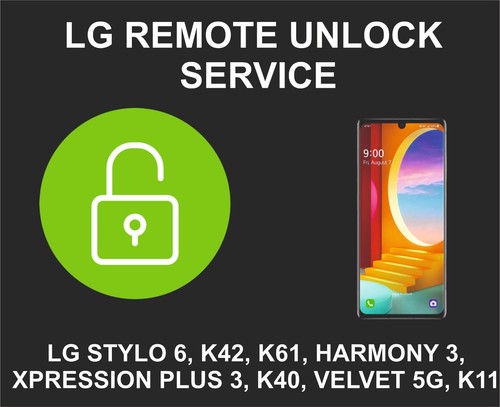 Lg Network Unlock, Stylo 6, K42, K61, Harmony 3, Xpression Plus 3, K40 ...