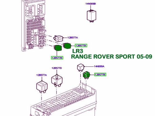 Land Rover YWB500200 Genuine OEM Factory Original Relay for sale online ...