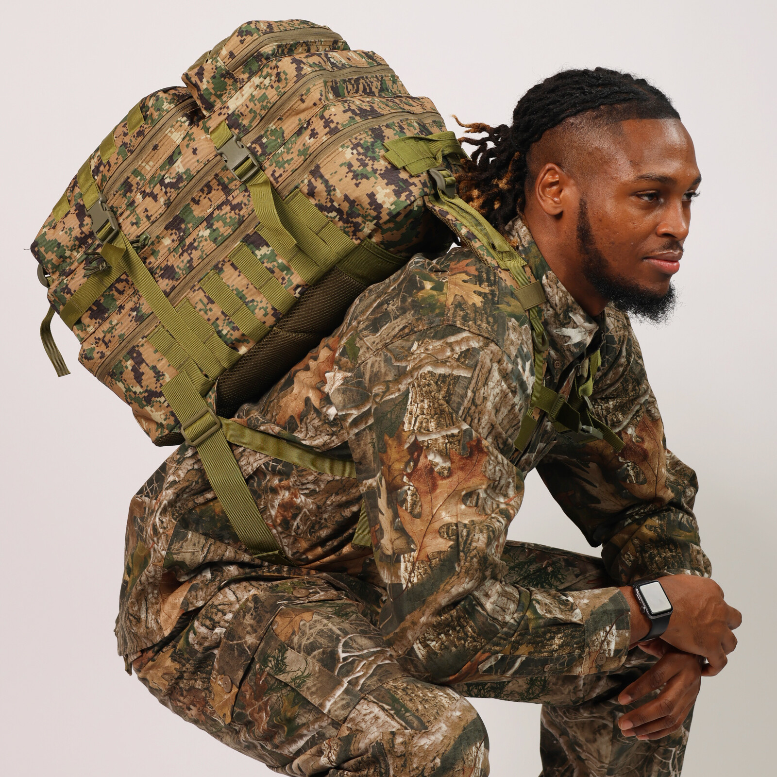 45L Large Military Tactical Army Backpack Outdoor Sport Rucksack ...