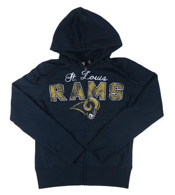 NFL Team Apparel - NWT St. Louis Rams Navy Hoodie Sweatshirt - Women’s ...