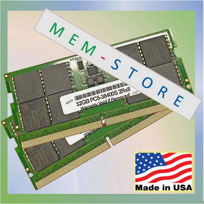 64GB 2x32GB DDR5-4800 SODIMM RAM for Alienware m15 R7 m16 R1 m17 R5 ...