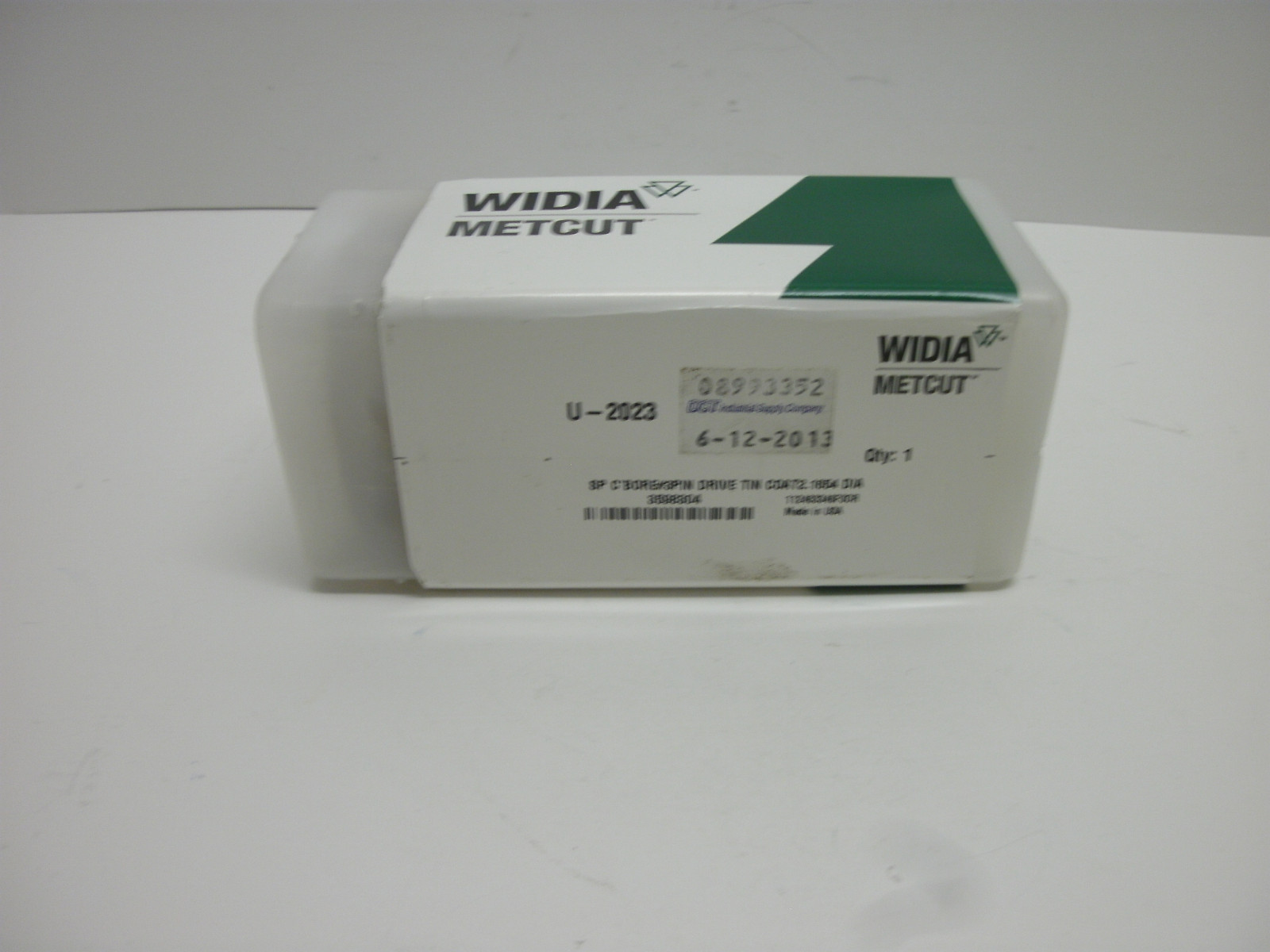 WIDIA METCUT U-2023 SP COUNTERBORE #3 PIN DRIVE TIN COAT 2.1654 DIA NEW ...