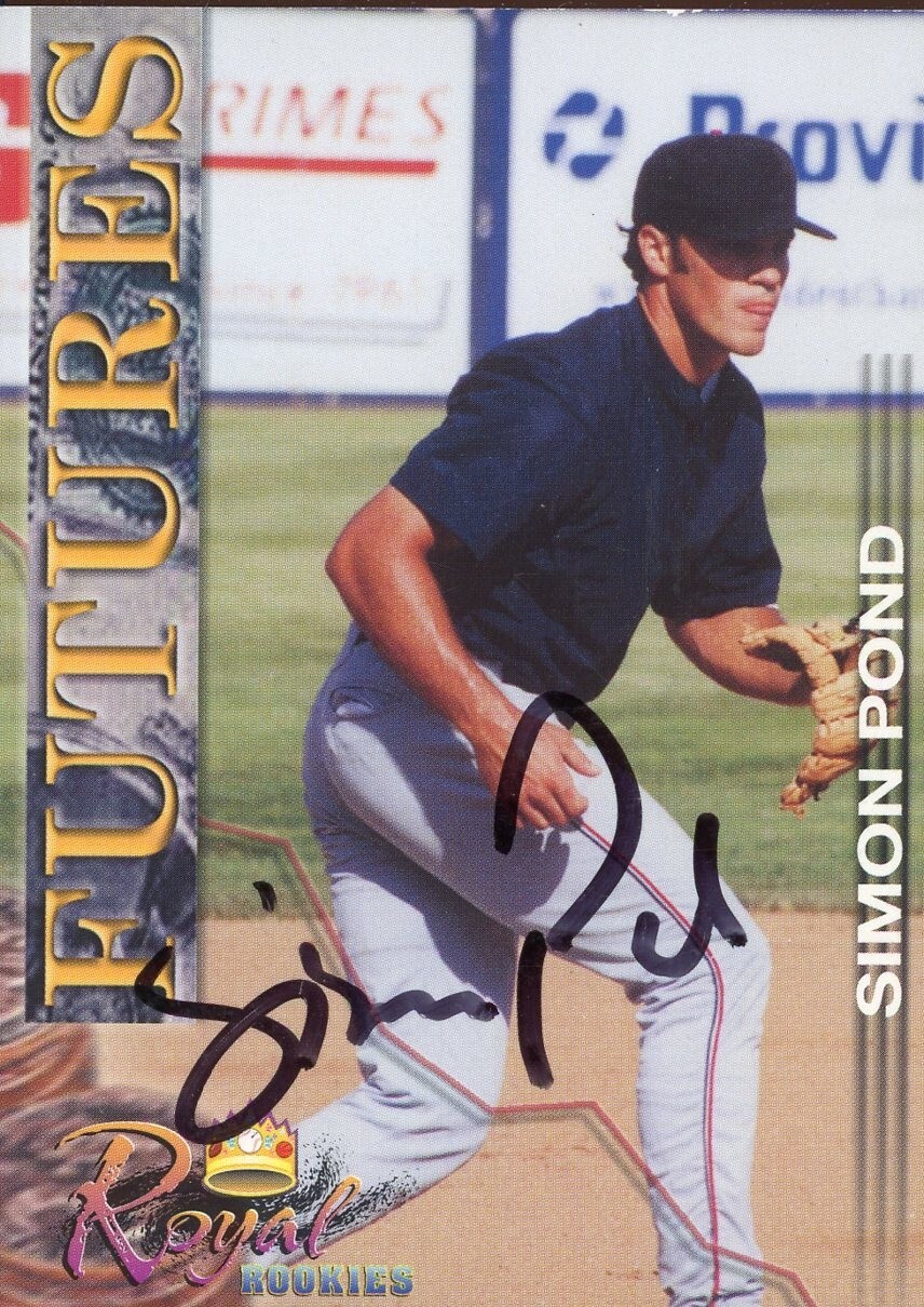 2001 SIMON POND Signed Card autograph AUTO BLUE JAYS CANADA | eBay