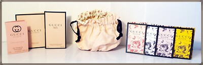GUCCI BLOOM SET!~GUCCI MINI COSMETIC BAG!+EDP SAMPLES+Bloom Intense+ | eBay