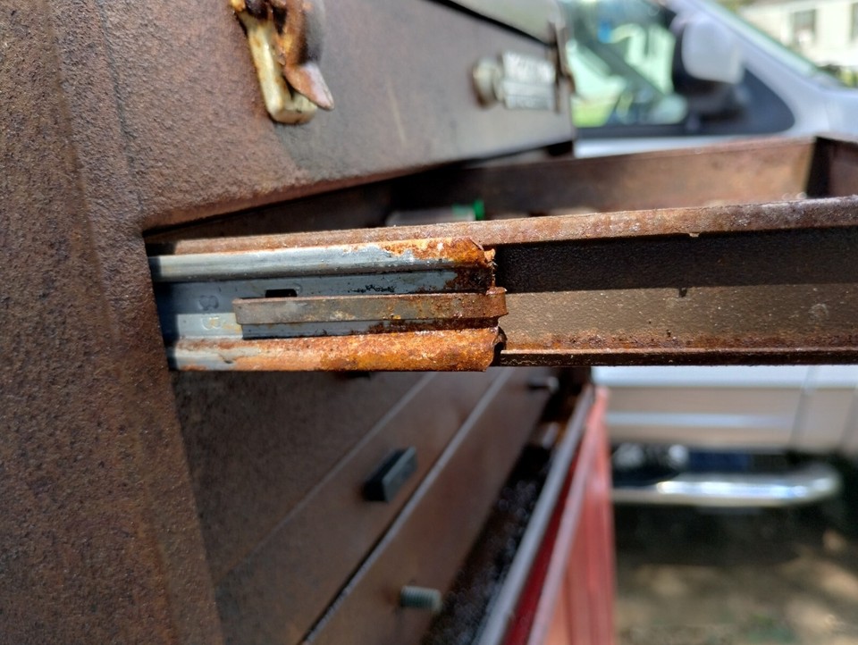 WATERLOO TOOLBOX MACHINIST TOOL BOX DRAWER SLIDE WITH CLIPS. 7-5/16 ...