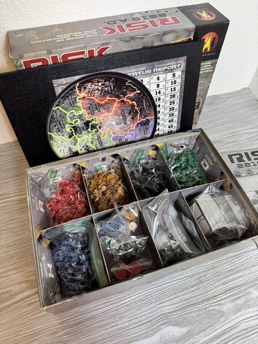 Risk 2210 AD Board Game Extremely Rare 100% Complete Perfect Condition ...