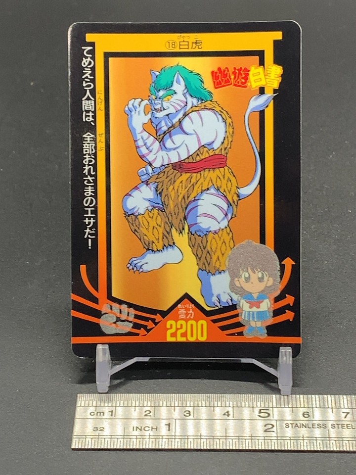 Byakko 18 Yu Yu Hakusho Togashi Yoshihiro Card TCG Amada Japanese | eBay