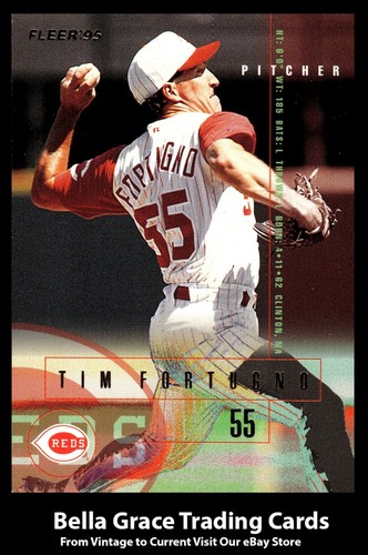 1995 Fleer Tim Fortugno #435 Cincinnati Reds MLB Baseball | eBay