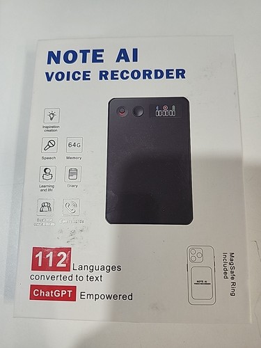 NOTE AI VOICE RECORDER- AIREC 59 LANGUAGES CONVERTED TO TEXT. CHAT GPT ...