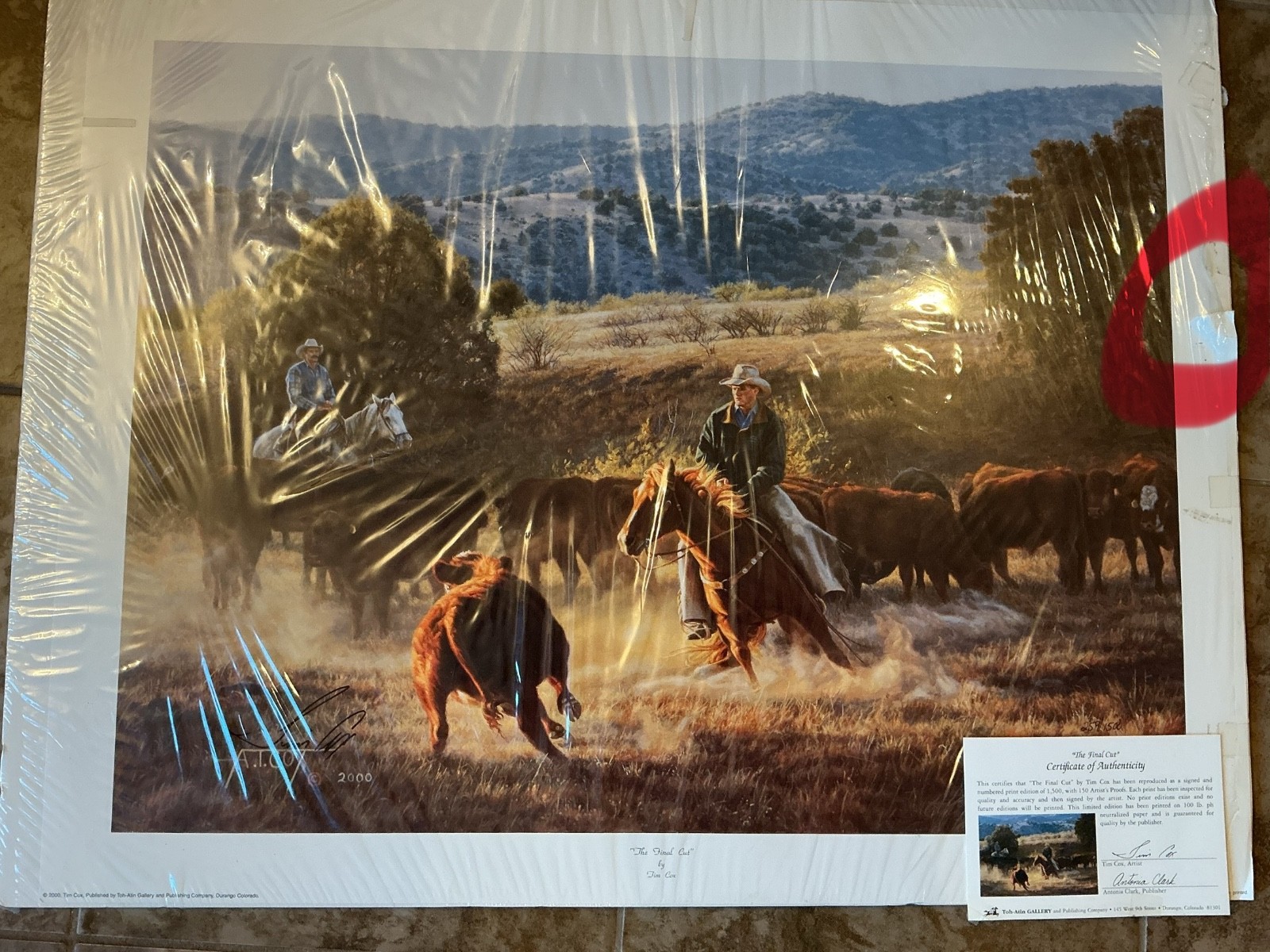 Tim Cox signed a numbered limited edition artwork | eBay