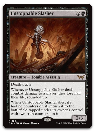 Unstoppable Slasher (0294) #294 (NM) Duskmourn DSK Magic MTG | eBay